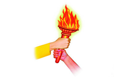 અંધારાંને ઉલેચતી મશાલની મિસાલ | An example of a torch that refers to ...