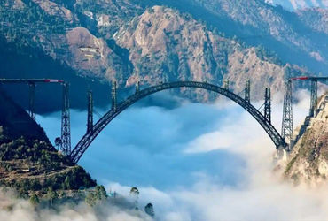 ચિનાબ નદી પર બની રહેલો વિશ્વનો સૌથી ઊંચો રેલવે બ્રિજ આ મહિને તૈયાર થઈ જશે | the worlds highest ...