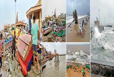 પ્રચંડ વાવાઝોડું રાત્રે કચ્છ ઉપર ત્રાટક્યું, દ્વારકાને પણ ધમરોળ્યું ...