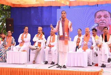 જયશ્રી રામના નારા સાથે ભાજપના કાર્યાલયો ખુલ્યાં, ચૂંટણી પ્રચાર શરુ ...