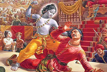 ''શ્રી કૃષ્ણ અને કંસ-વધ'' . | Sri Krishna and Kansa Vadha - Gujarat ...