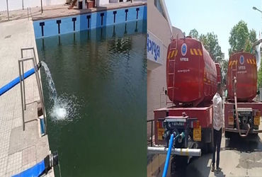 વડોદરામાં રાજીવ ગાંધી સ્વિમિંગ પૂલમાં 125 ટેન્કર પાણી ઠાલવ્યું, હજી ...