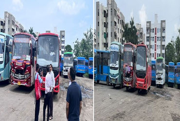 સુરત પાલિકાના અડાજણ બસ ડેપોમાં ટ્રાન્સપોર્ટ કમિટીના અધ્યક્ષની મુલાકાત ...