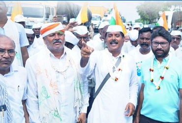 Gujarat Congress Nyay Yatra reaches Ahmedabad marches towards Sabarmati ...