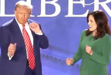 Video: Donald Trump shows off his unique dance moves