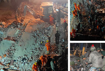 Punjab building collapse DRF Army continue rescue operation