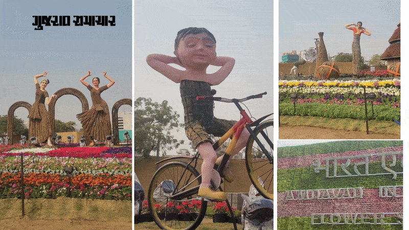 Ahmedabad Flower Show begins with ‘Bharat: Ek Gatha’ theme