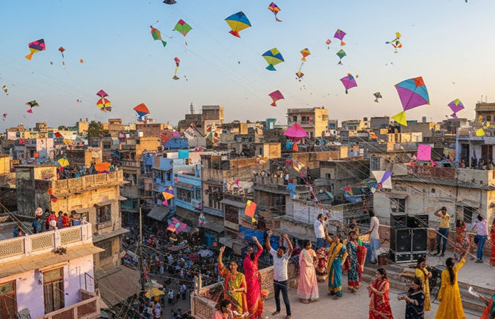 આજે પતંગપ્રેમીઓ વચ્ચે જામશે 'આકાશી યુદ્ધ', પવનની ગતિ 9 થી 11 કિ.મી ...