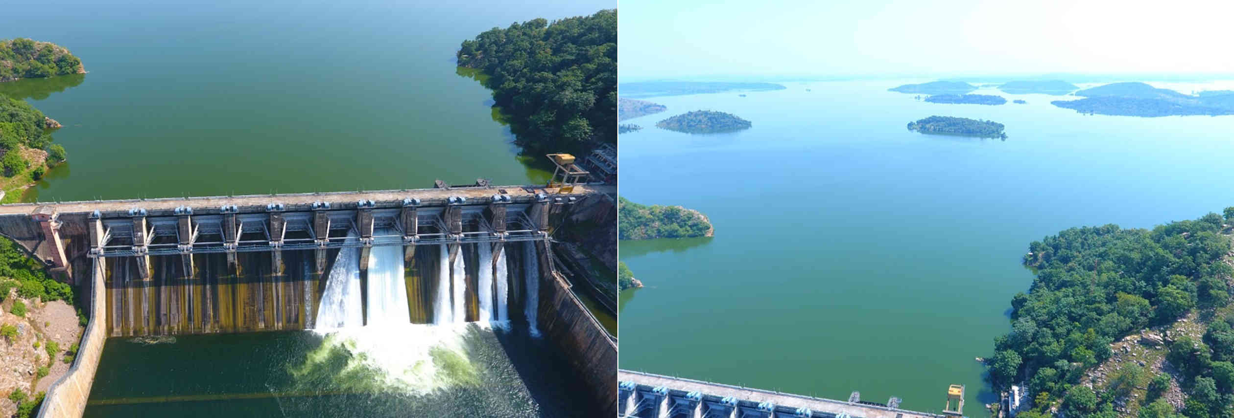 કમોસમી વરસાદની આવક થતાં પાનમ ડેમનો એક દરવાજો એક ફુટ સુધી ખોલાયો ...